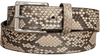 Men's Python Snakeskin Max Thickness Gun Leather Belt – BullhideBelts.com