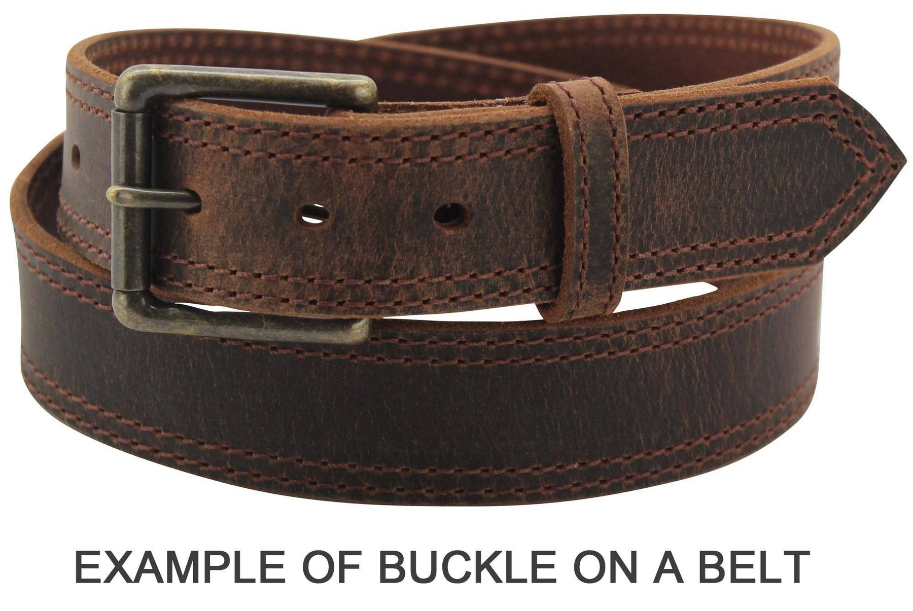 Adams: Antique Brass Roller Buckle – BullhideBelts.com