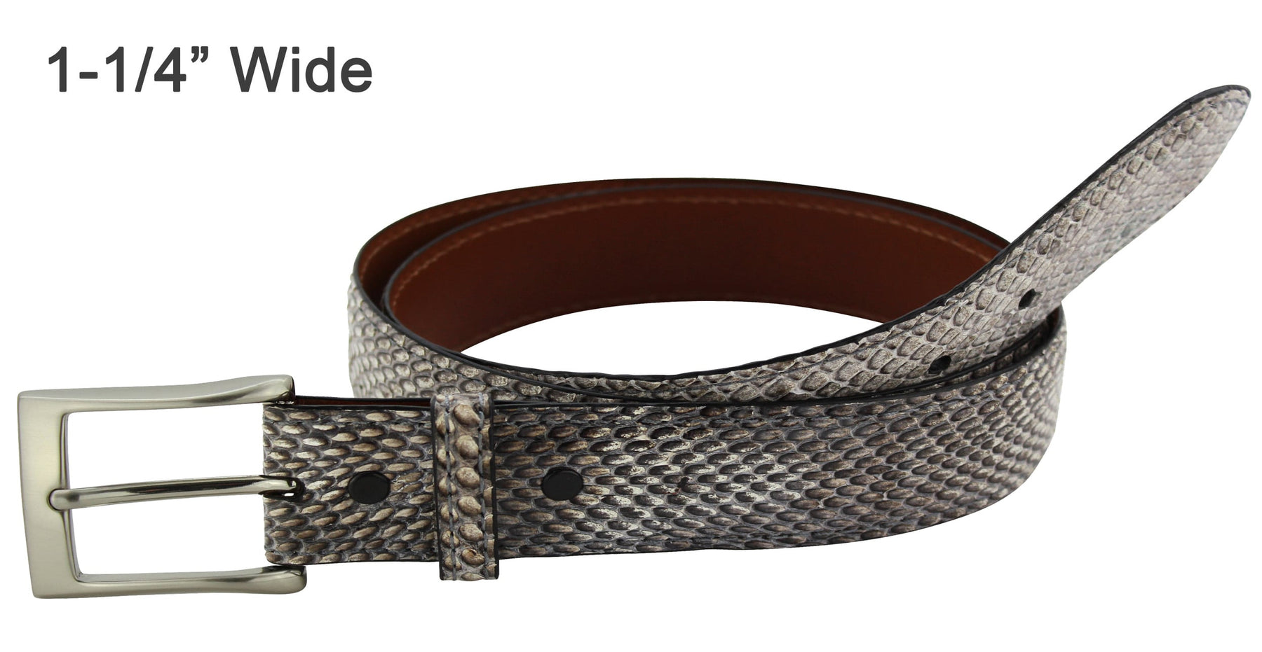 Men's Cobra Snake Skin Designer Full Grain Leather Belt – BullhideBelts.com