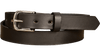 The Colt: Men's Black Non Stitched Leather Belt 1" – BullhideBelts.com