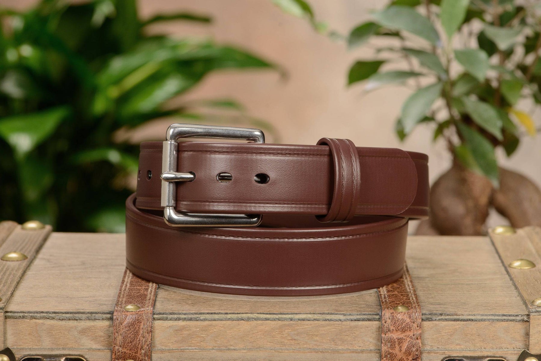 SPECIAL The Hercules Belt™ - Brown Max Thick With Stainless Buckle (Si ...